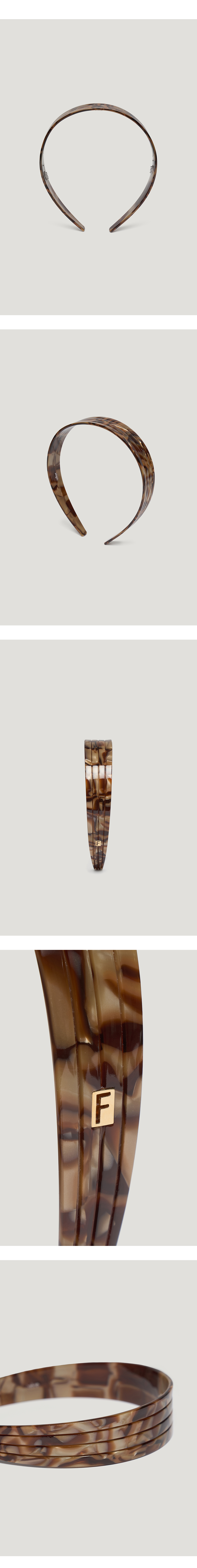 파르벵 소피 헤드밴드 마블 브라운 | Farven | KREAM