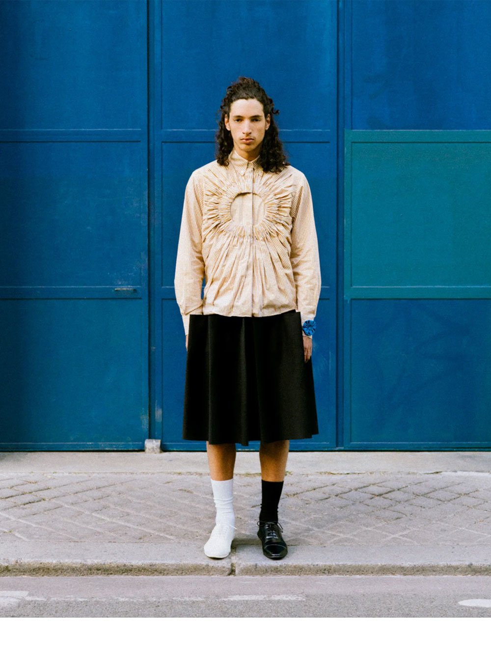 마르코 러치드 써클 롱슬리브 셔츠 베이지 | MARCO | KREAM