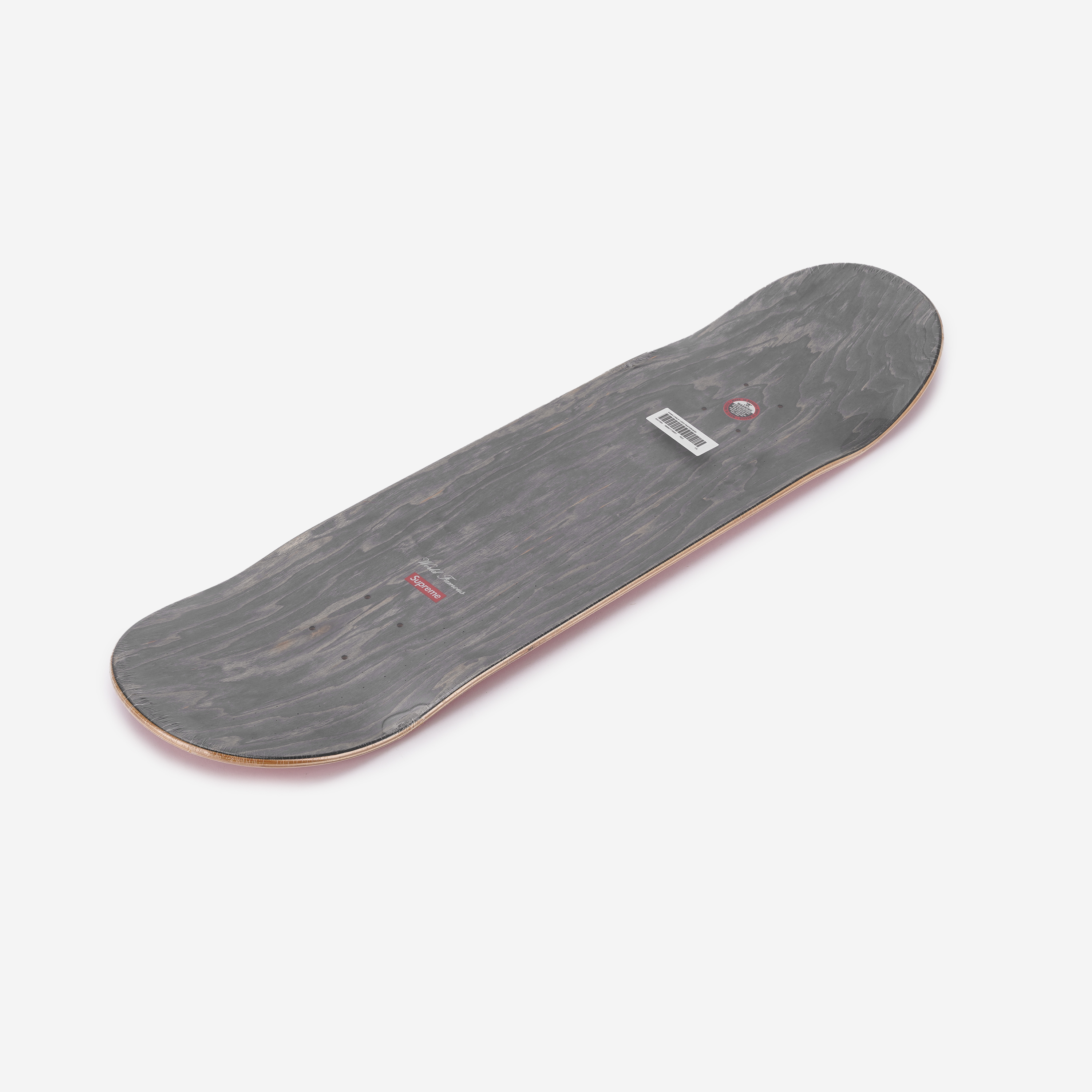 슈프림 x 카우스 초크 로고 스케이트보드 덱 레드 - 21SS | KREAM