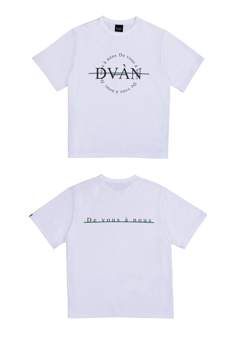 드반 라운드 로고 티셔츠 화이트 | DVAN | KREAM