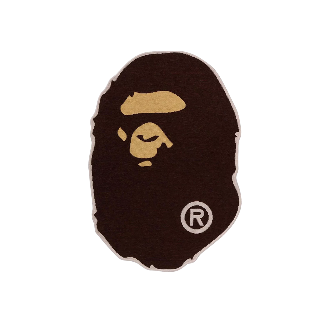 베이프 에이프 헤드 러그 매트 S 브라운 | BAPE | KREAM