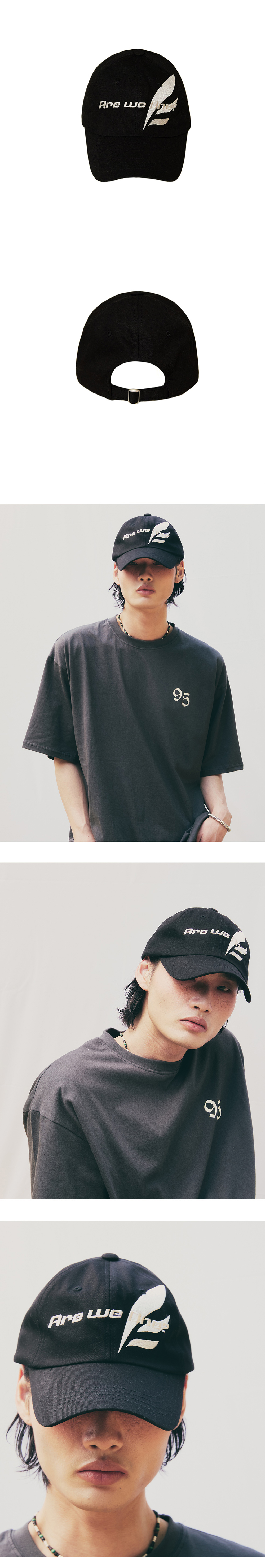 드반 날개 자수 볼캡 블랙 | DVAN | KREAM