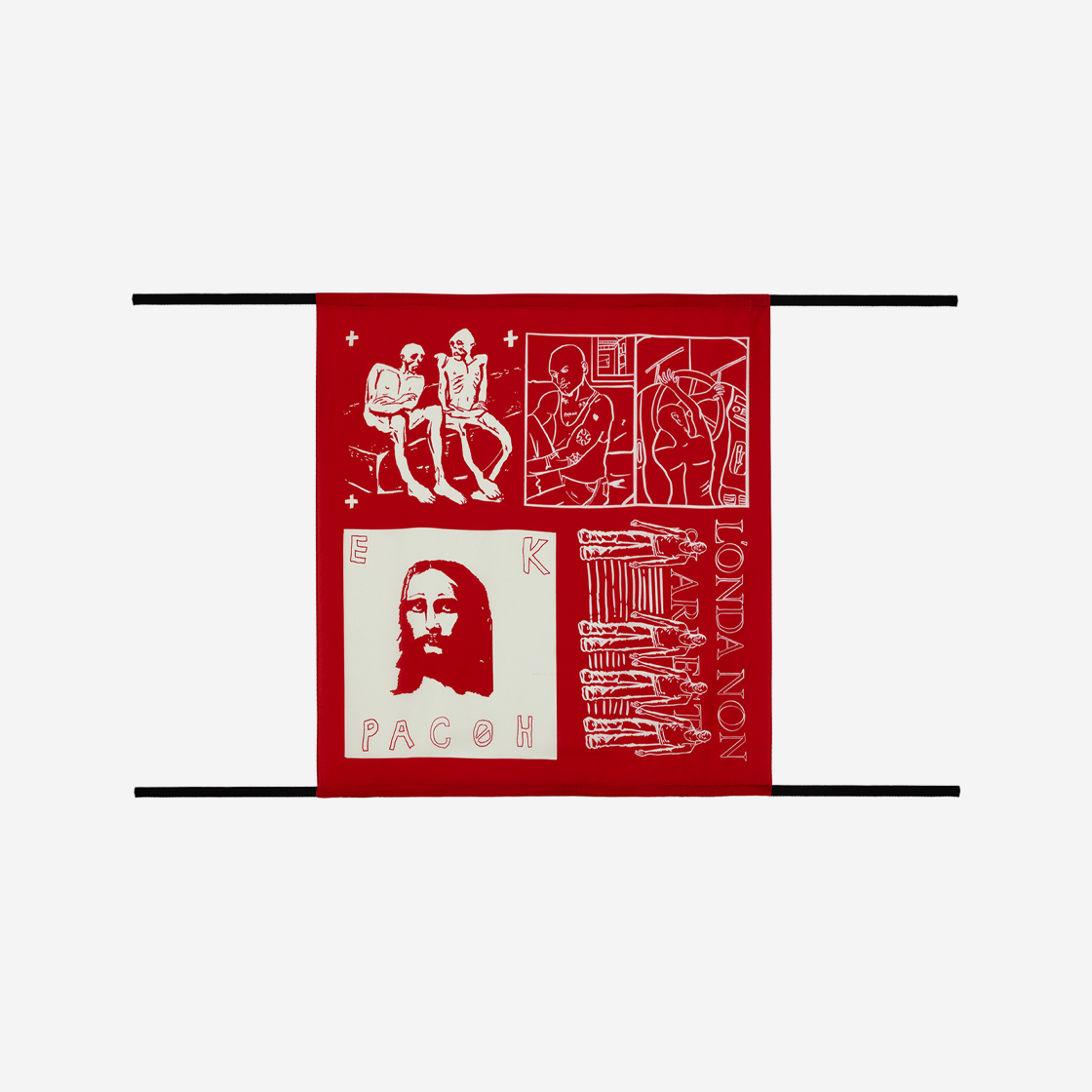 에크라손 파코 애니웨어 스카프 레드 | ECRZN | KREAM