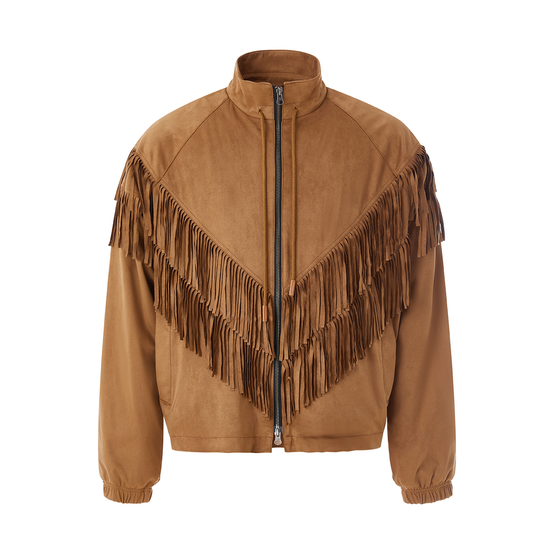 이프엘스 스웨이드 프린지 트랙 자켓 브라운 | If Else | KREAM