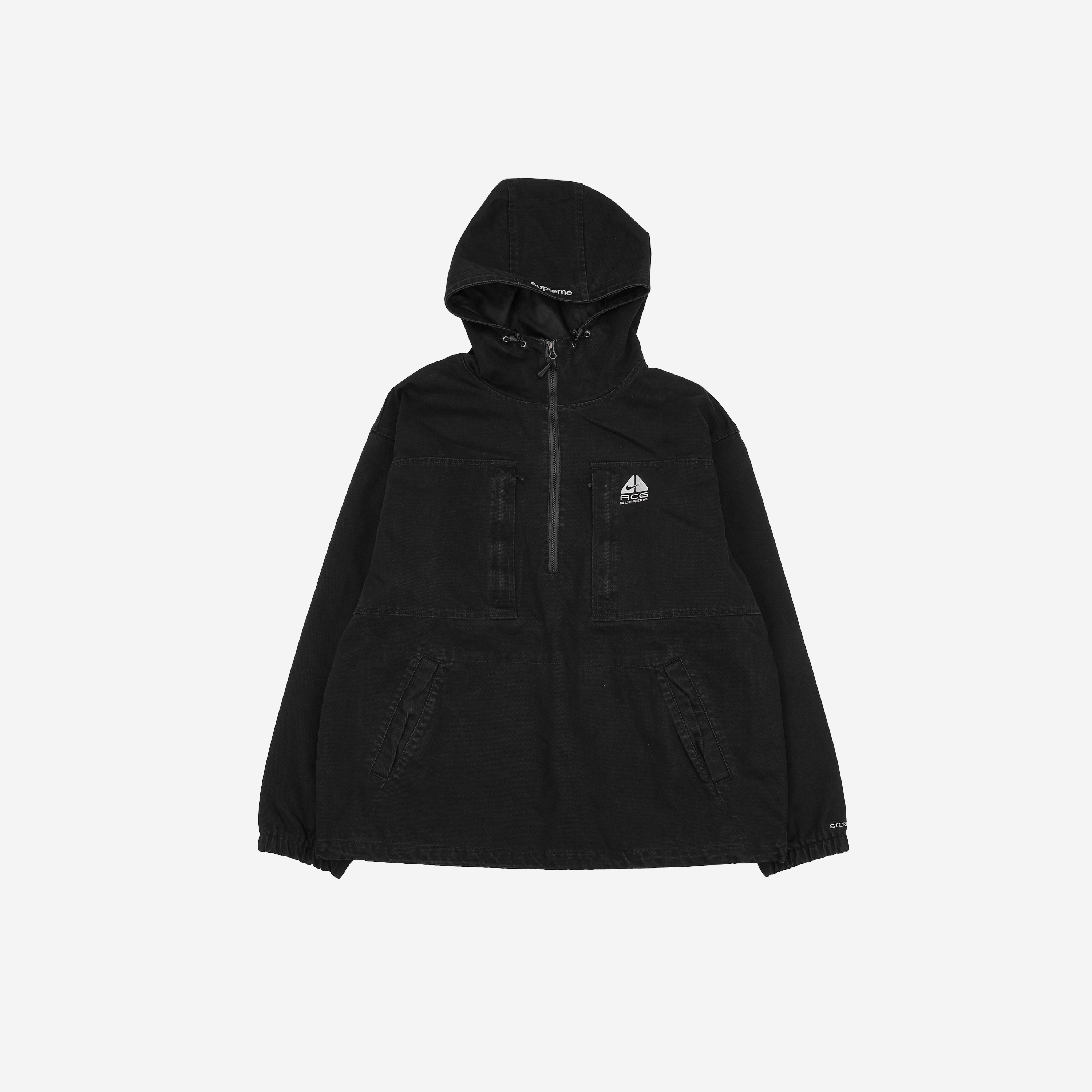 슈프림 x 나이키 ACG 데님 풀오버 블랙 - 22FW | KREAM