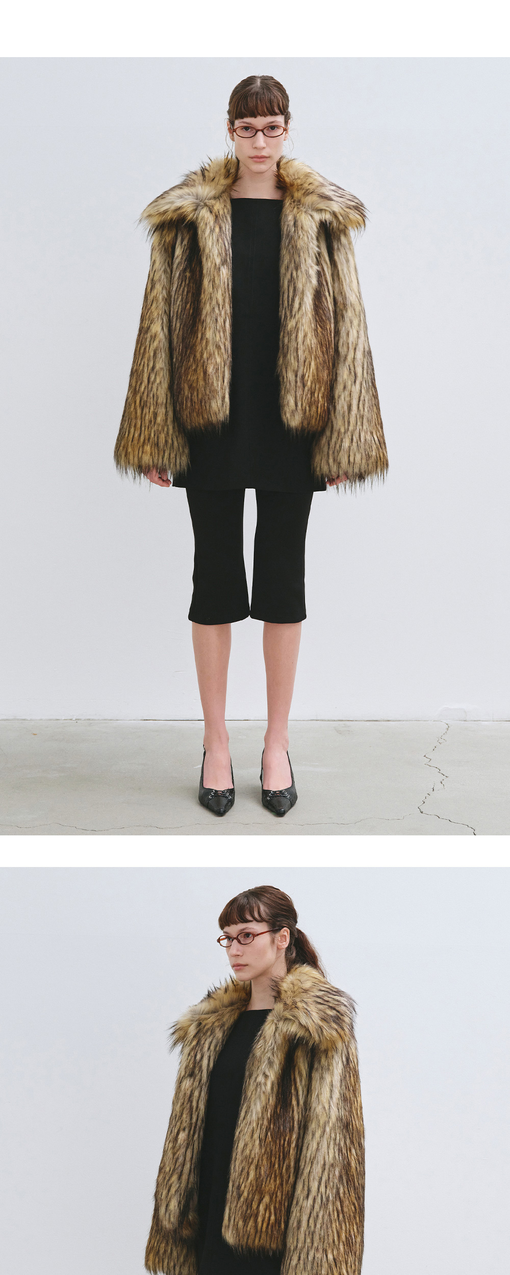 해브레스 하퍼 페이크 퍼 재킷 | HAVELESS | KREAM