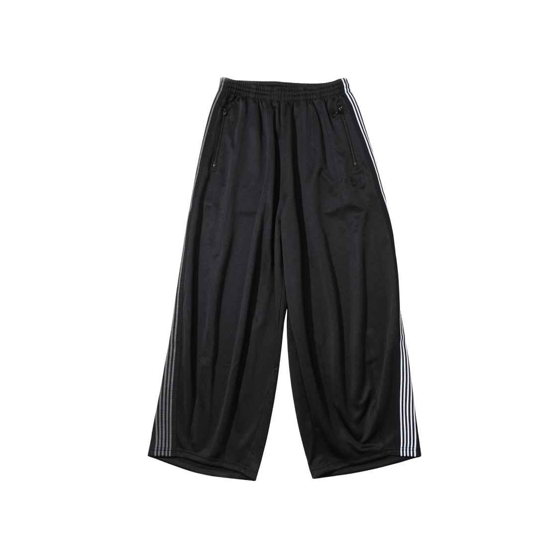 니들스 H.D. 트랙 팬츠 블랙 - 에크루 20주년 한정 | Needles | KREAM