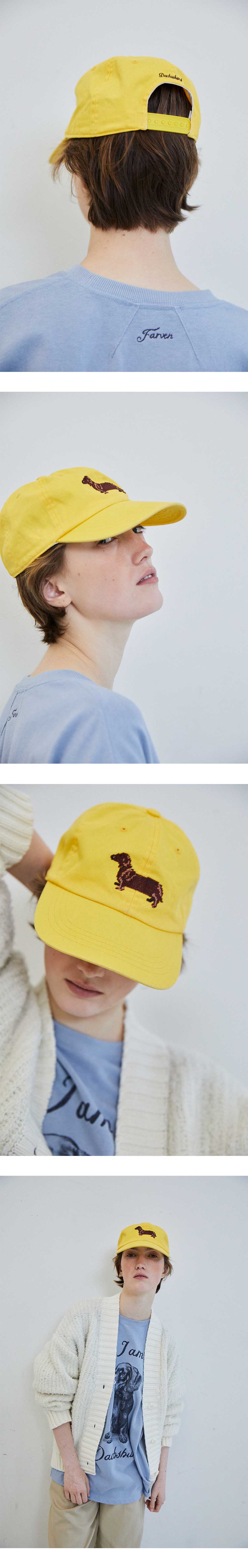 파르벵 닥스훈트 볼캡 옐로우 | Farven | KREAM