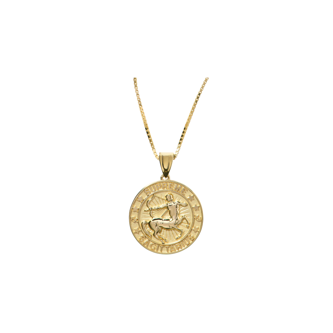 슈프림 x 제이콥 앤 코 14K 골드 조디악 펜던트 골드 사지타리우스 - 24FW | Supreme | KREAM