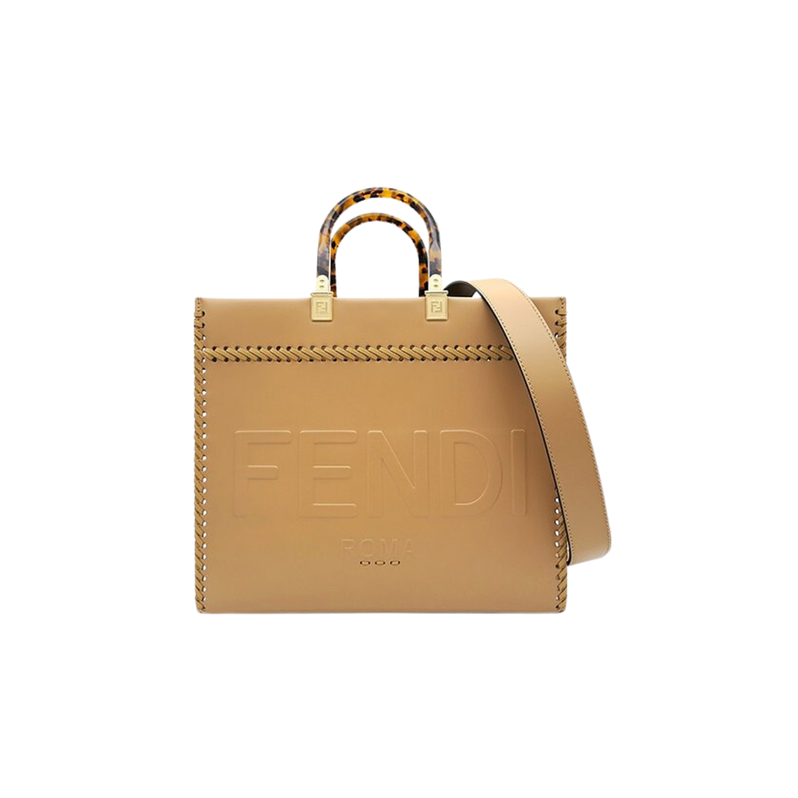 펜디 선샤인 미디움 레더 쇼퍼 베이지 | Fendi | KREAM