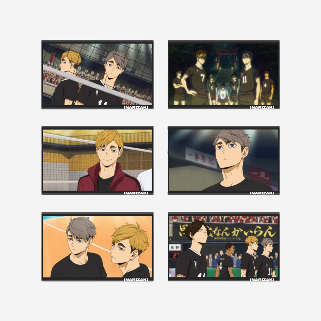 하이큐 경기 스틸컷 엽서 6종 컬렉션 이나리자키 ver. | HAIKYU!! | KREAM