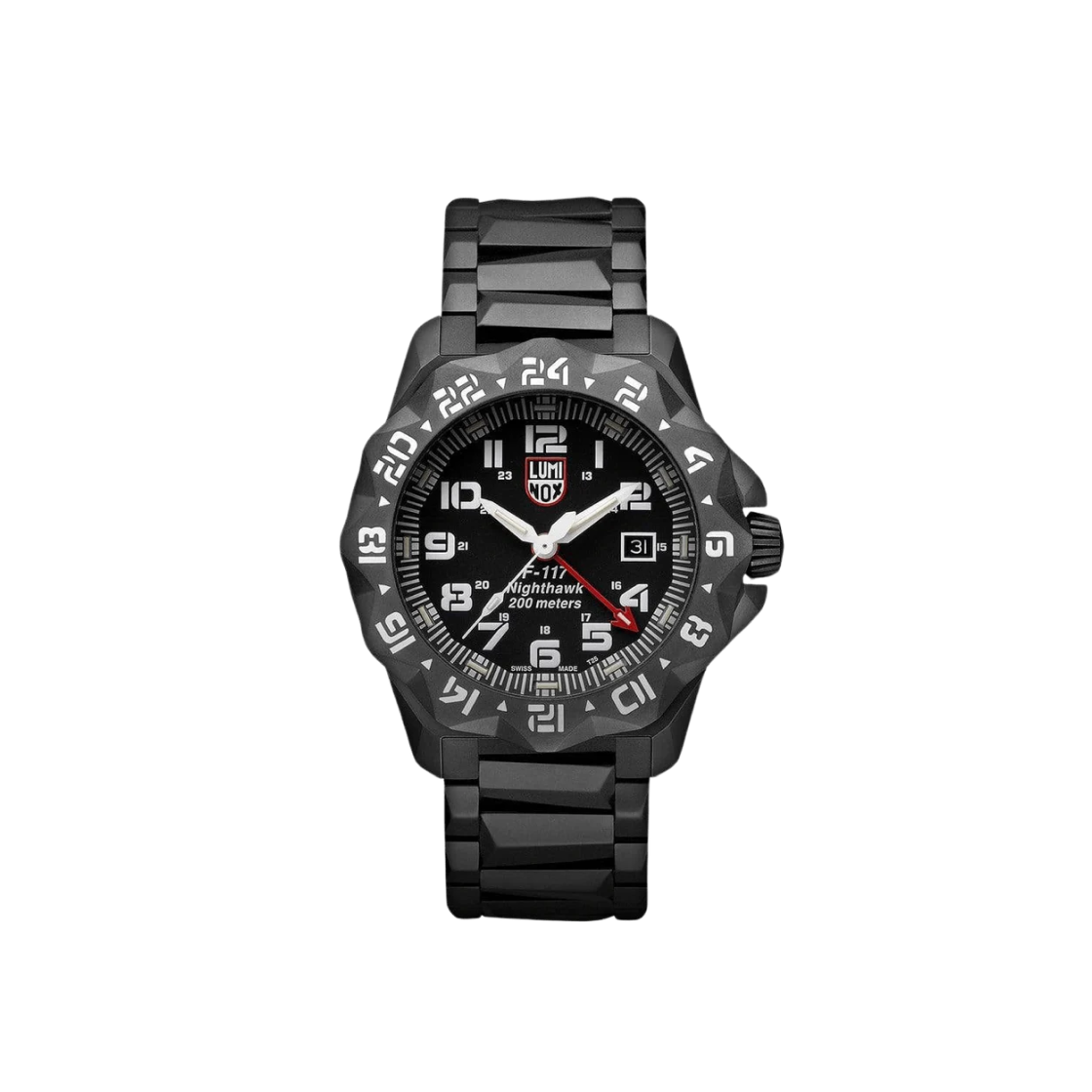 루미녹스 F-117 나이트호크 44mm G 컬렉션 스테인리스 스틸 블랙 | Luminox | KREAM