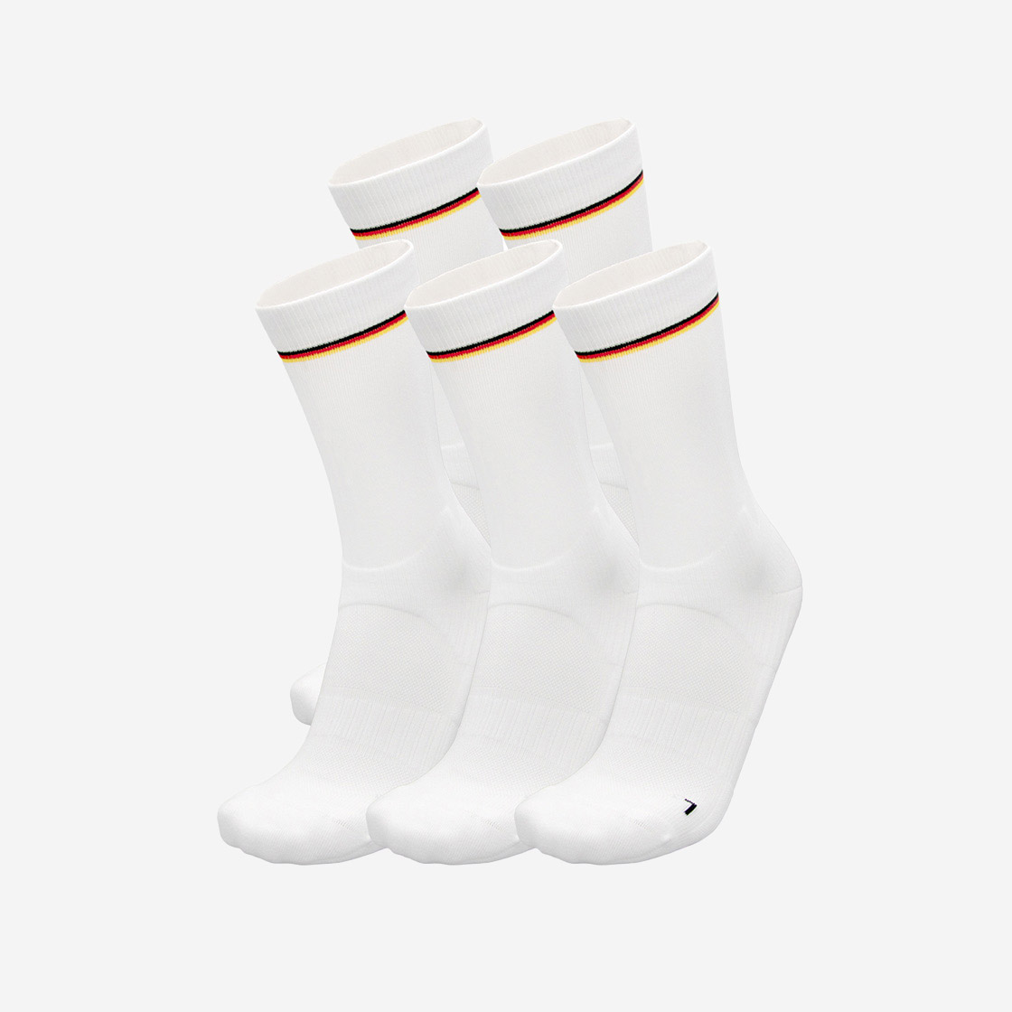 삭스업 컴프레션 러닝 크루삭스 화이트 (5 pack) | Socks Up | KREAM