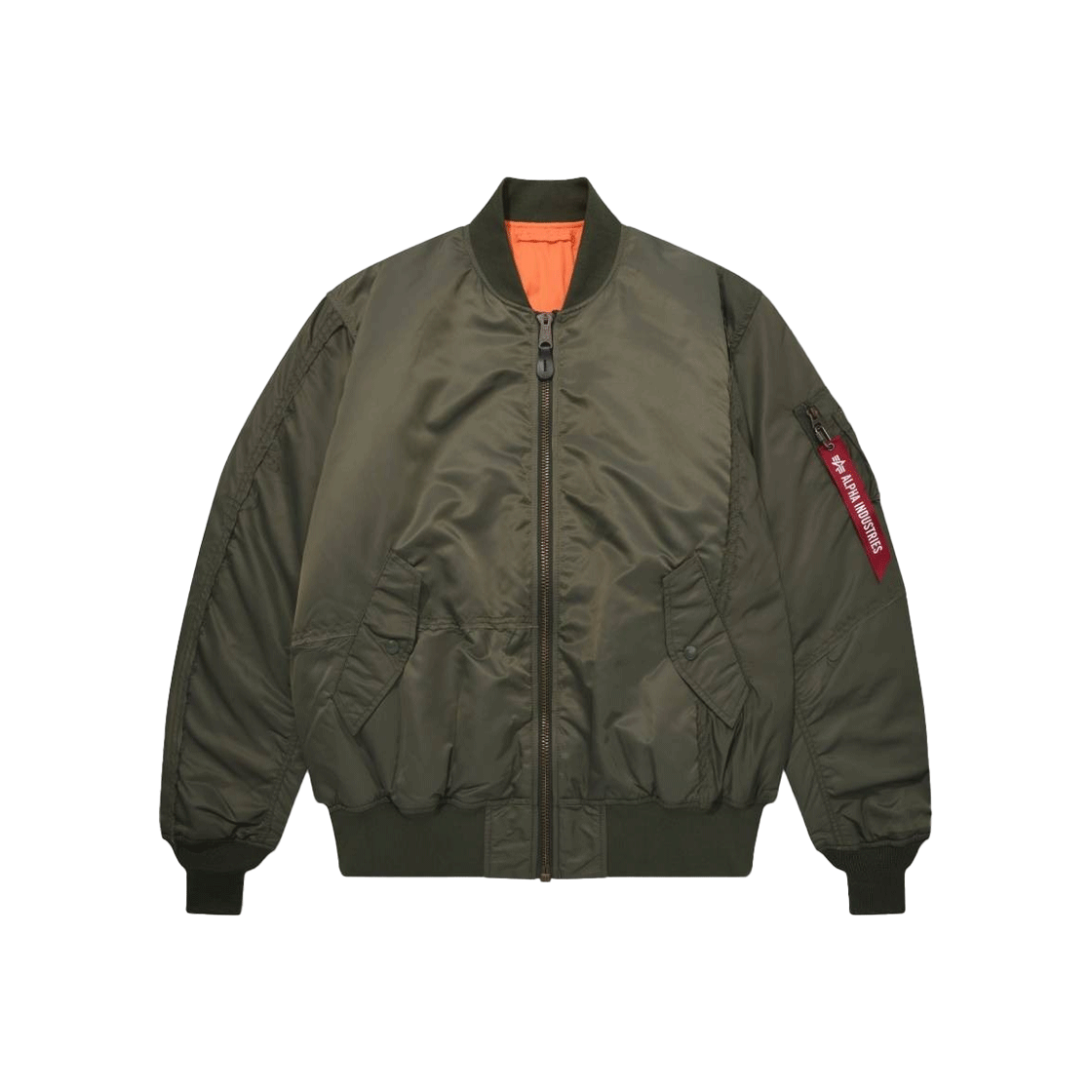마스터마인드 월드 x 알파 인더스트리 MA-1 올리브 - 24FW | Mastermind | KREAM