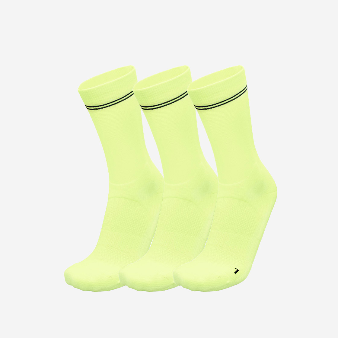 삭스업 컴프레션 러닝 크루삭스 네온 (3 pack) | Socks Up | KREAM