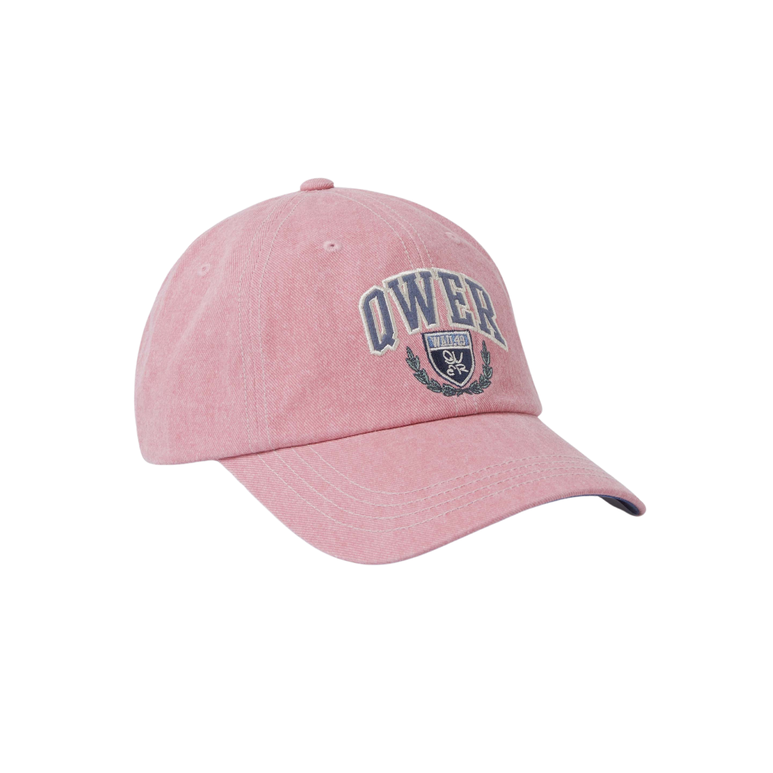 후아유 x QWER 워시드 볼캡 핑크 | WHO.A.U | KREAM
