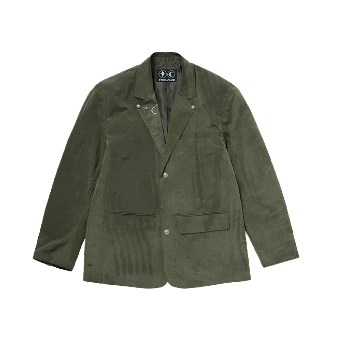 떠그 클럽 바이오 리사이클 블레이저 카키 | Thug Club | KREAM