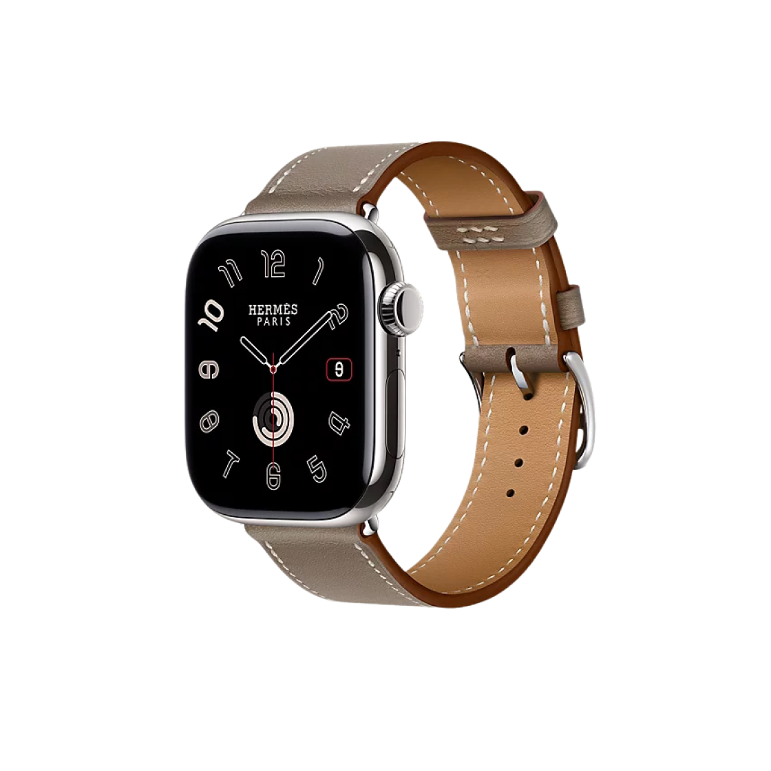 애플 워치 10 에르메스 42mm 티타늄 케이스 스위프트 카프스킨 싱글 투어 에뚜쁘 (국내 정식 발매 상품) | Apple | KREAM