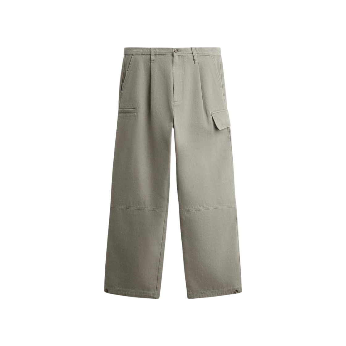 자라 카고 스트레이트 핏 팬츠 그레이 | Zara | KREAM