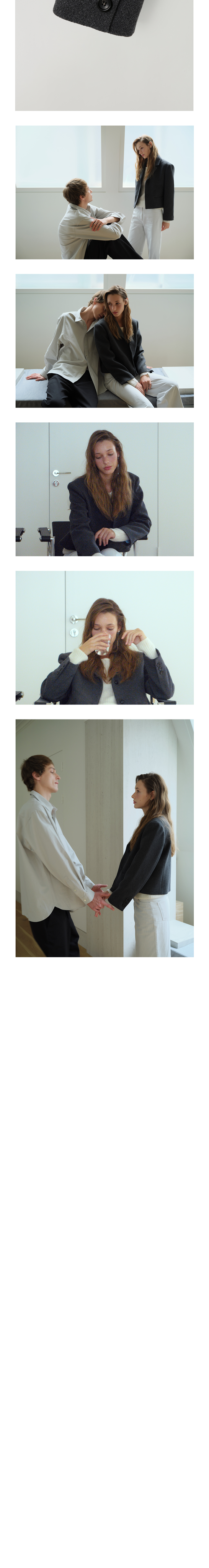 타낫 플러피 크롭 자켓 그레이 | TANNAT | KREAM