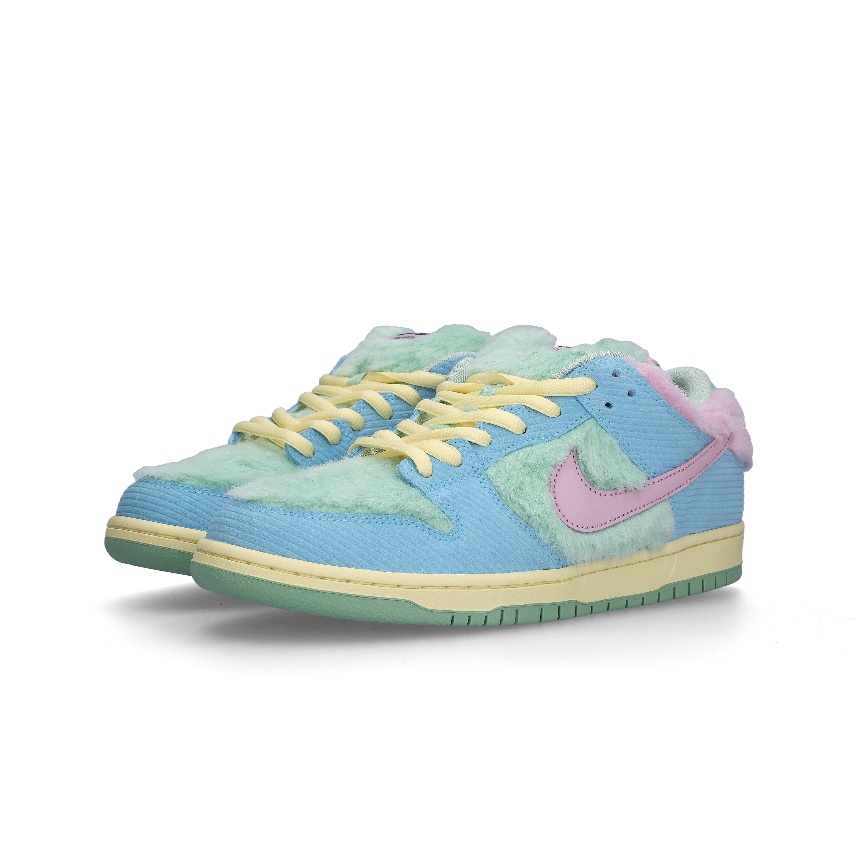 나이키 x 베르디 SB 덩크 로우 프로 블루 게이즈 앤 에나멜 그린 | KREAM