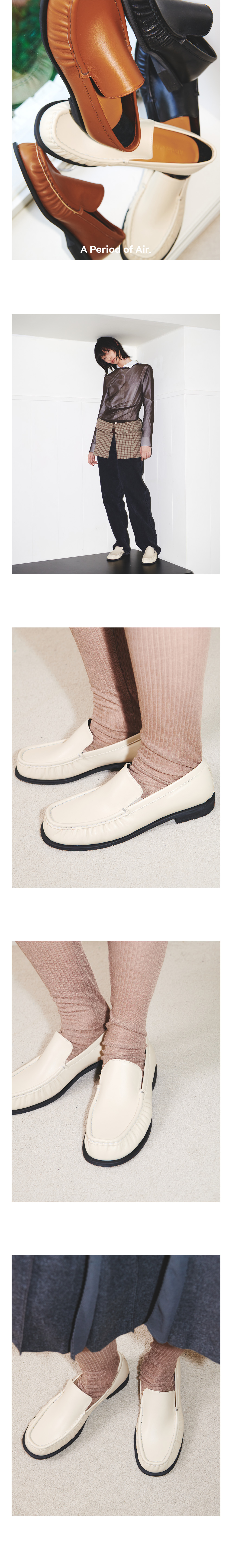 아포아 그로피 스퀘어 로퍼 크림 | APOA | KREAM