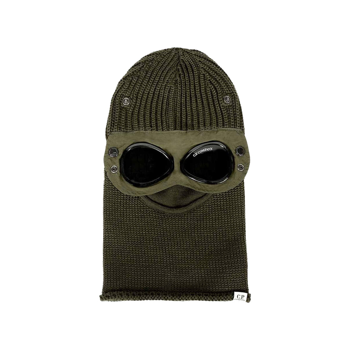 C.P. 컴퍼니 엑스트라 파인 메리노 울 고글 발라클라바 아이비 그린 - 22FW | C.P. Company | KREAM
