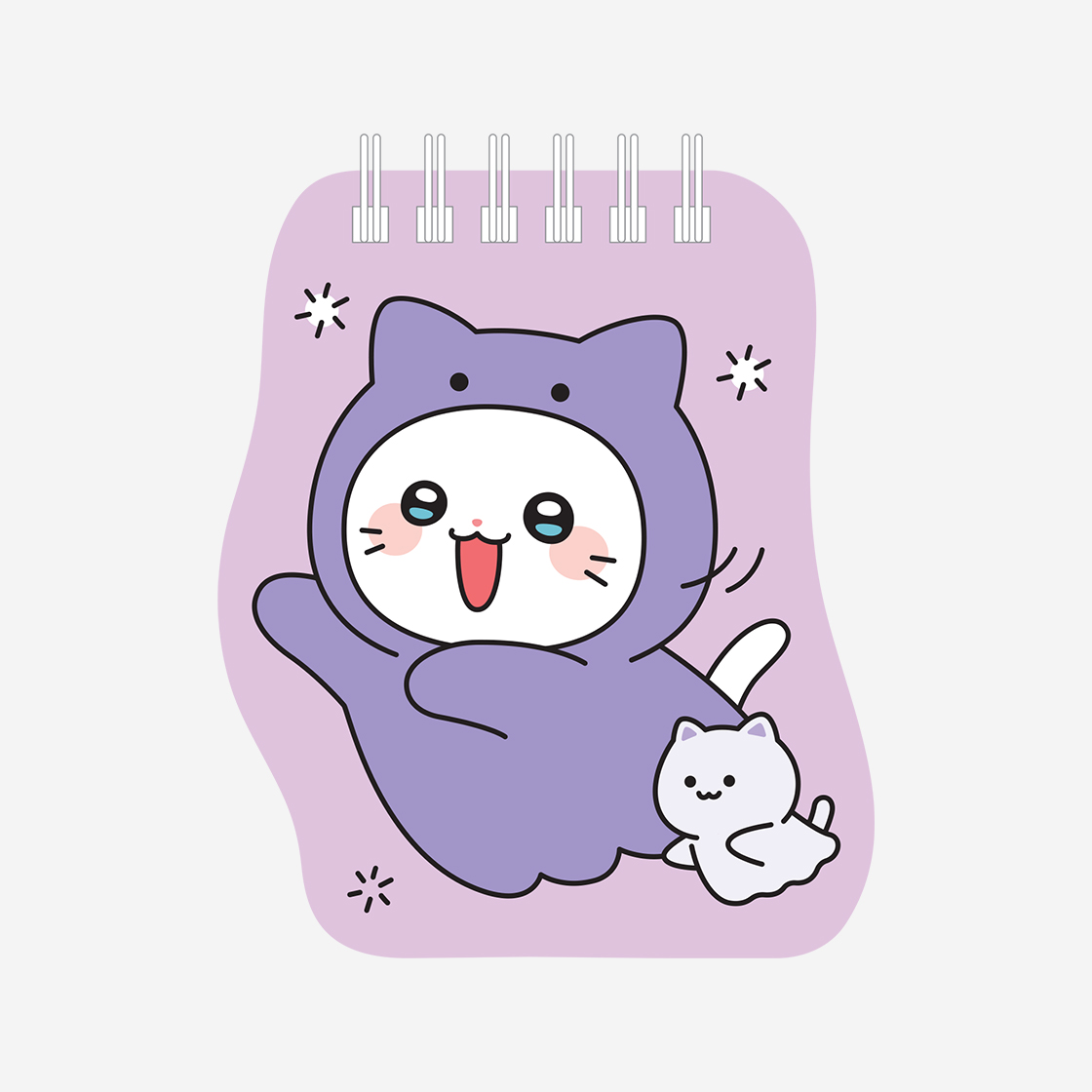 냐한남자 모양수첩 유령 춘배 | Meow Man | KREAM