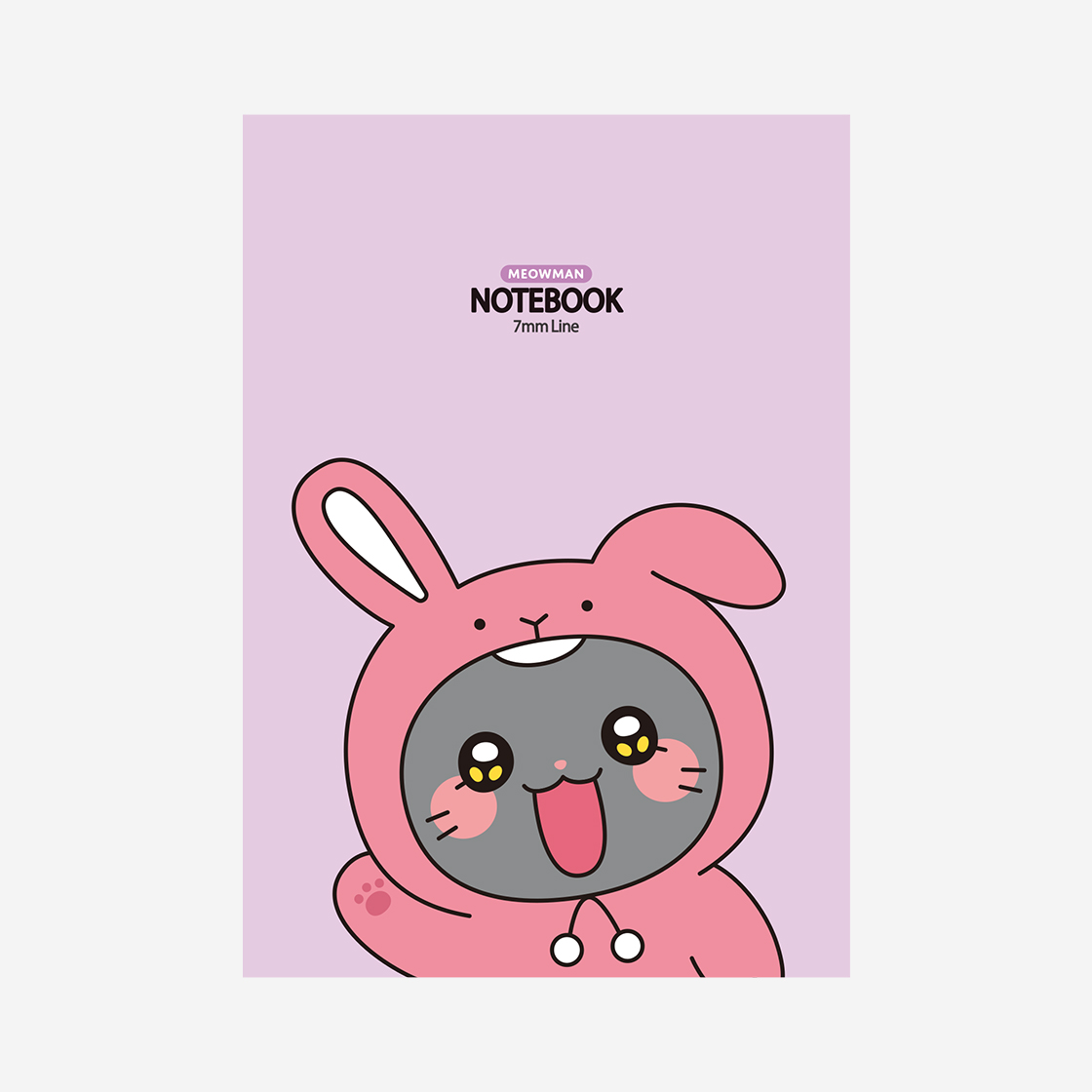 냐한남자 B5제본노트 토끼 영철 | Meow Man | KREAM