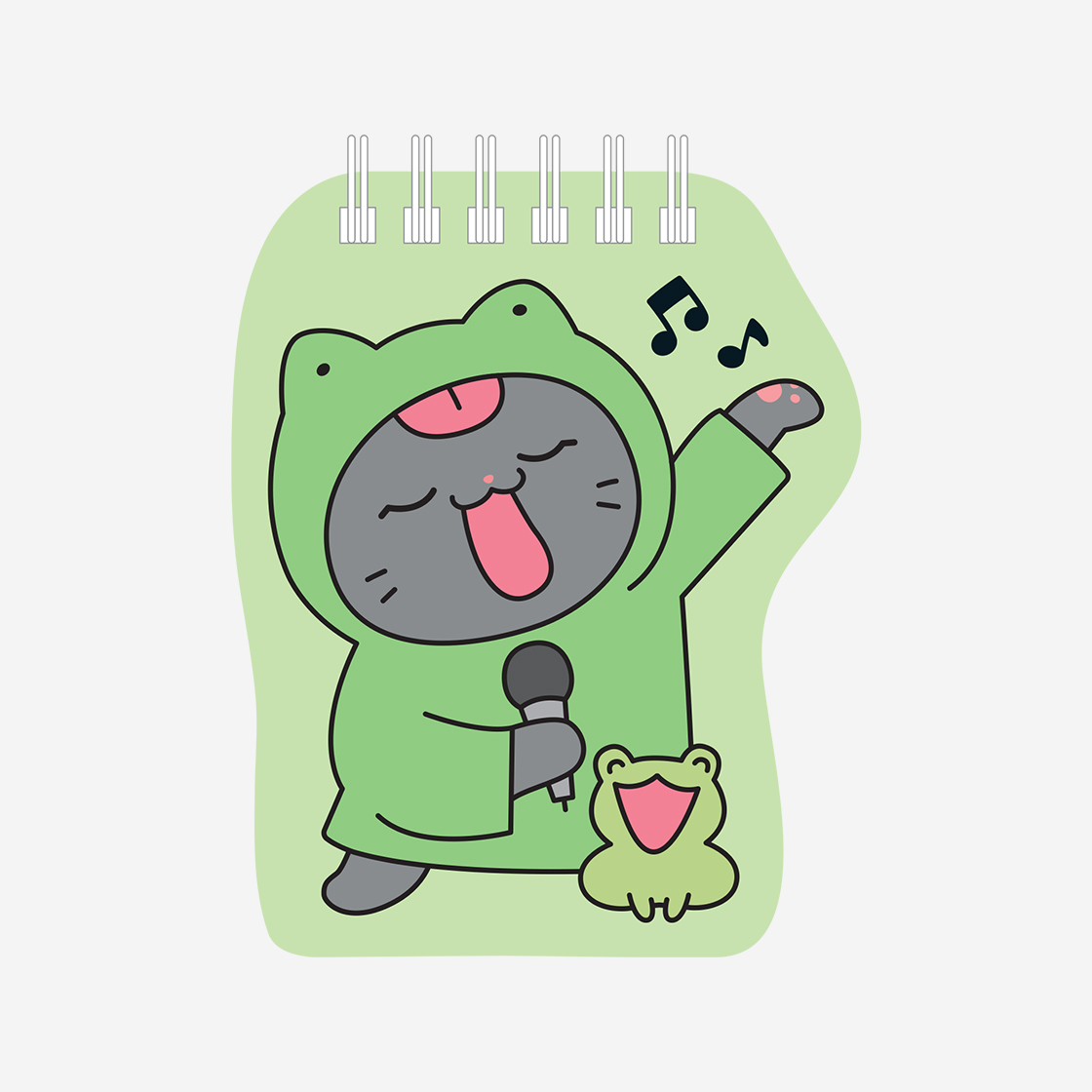 냐한남자 모양수첩 개굴 영철 | Meow Man | KREAM