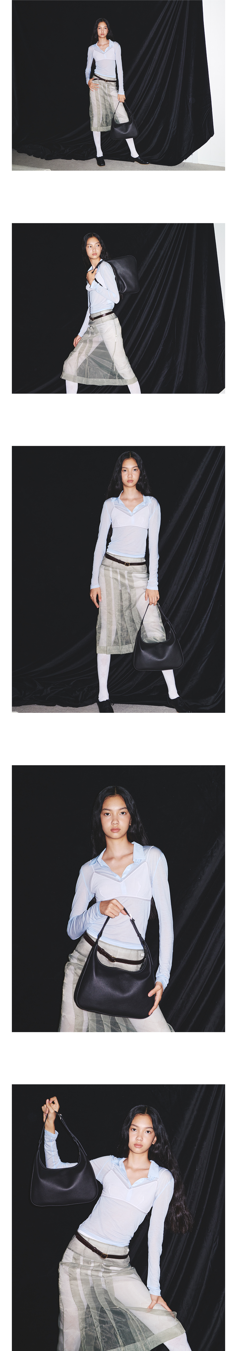 아포아 트윈 호보백 블랙 | APOA | KREAM