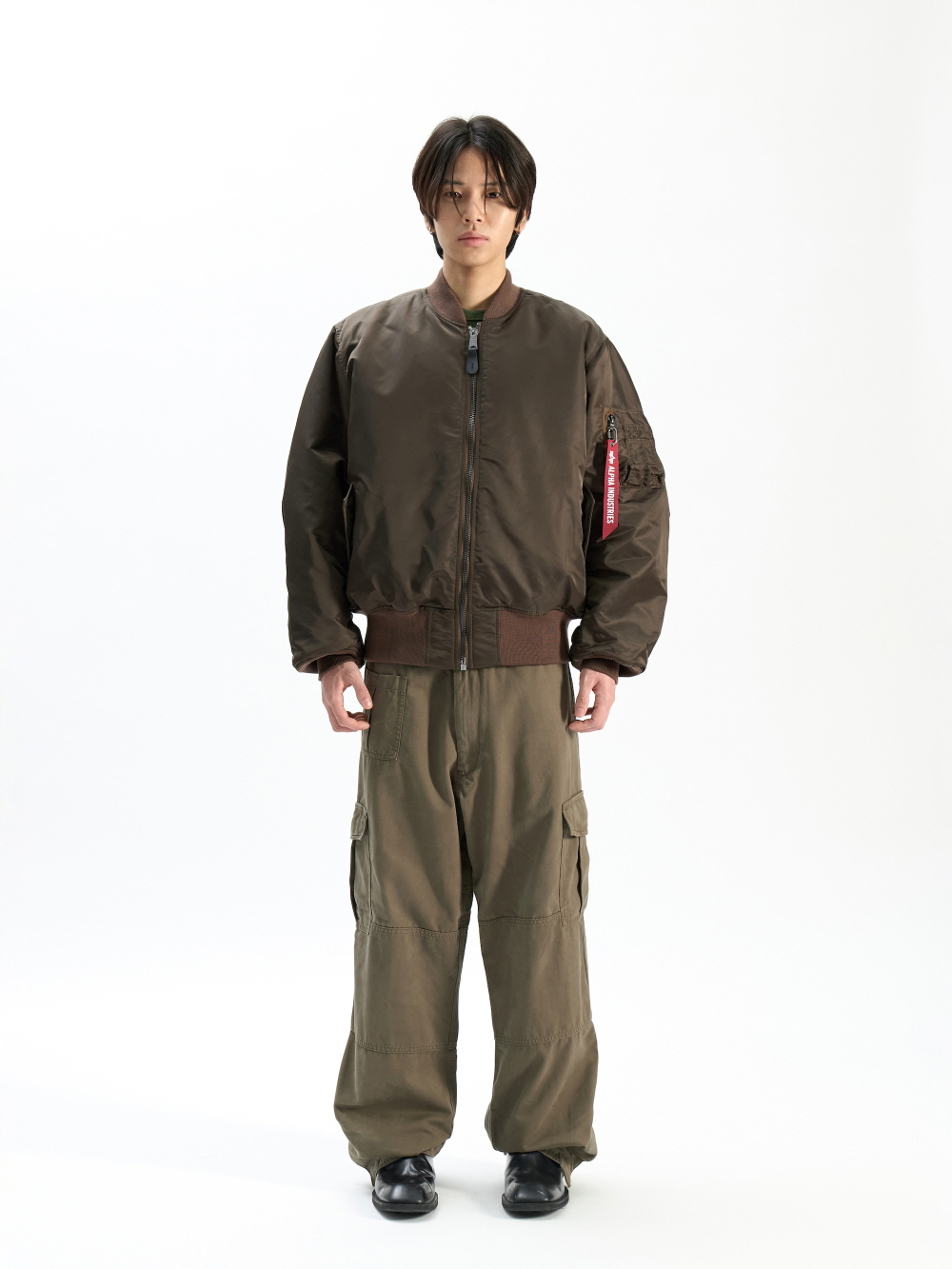 알파 인더스트리 알파 MA-1 플라이트 재킷 초콜릿 | ALPHA INDUSTRIES | KREAM