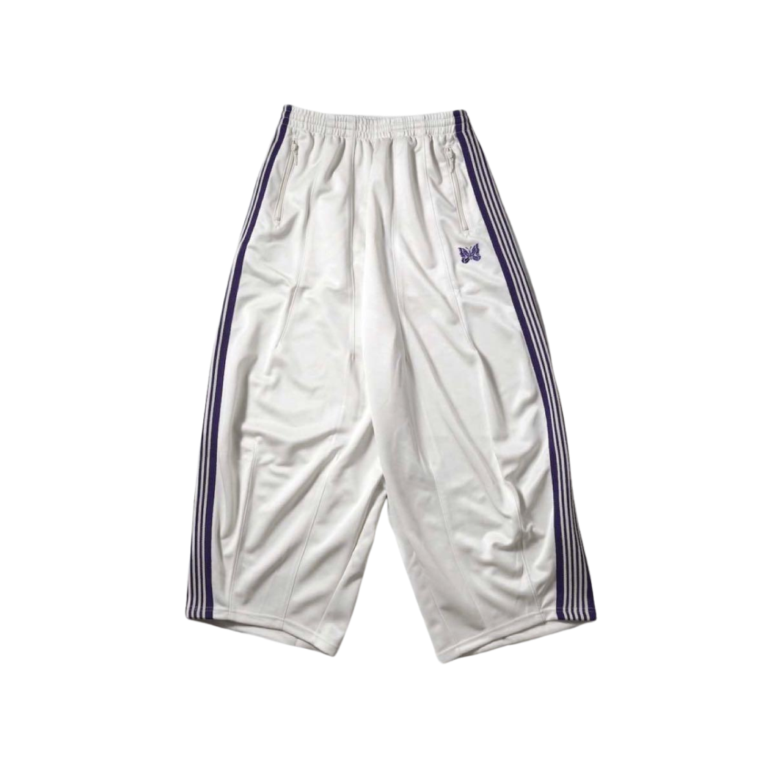 니들스 H.D. 트랙 팬츠 폴리 스무스 화이트 퍼플 | Needles | KREAM