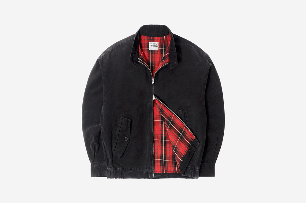 큐티에잇 가먼츠 워시드 옥스포드 해링턴 자켓 블랙 | QT8 GARMENTS | KREAM