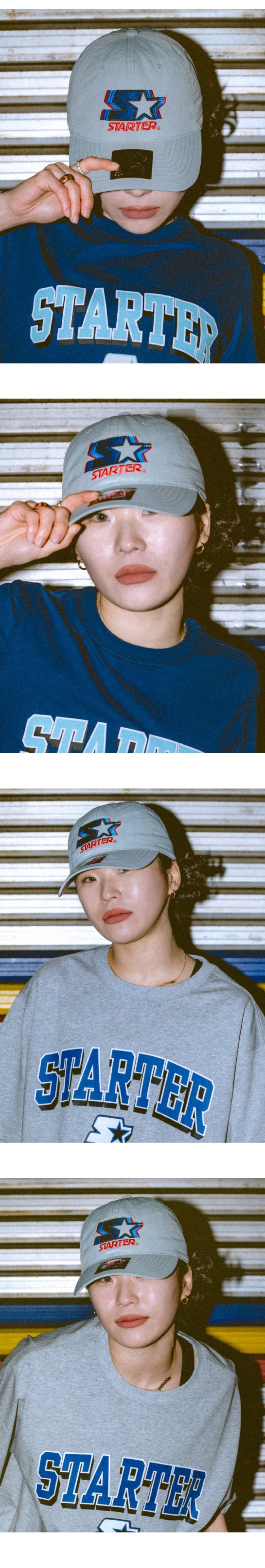 스타터 스타터 3D 나일론 볼캡 그레이 | STARTER | KREAM