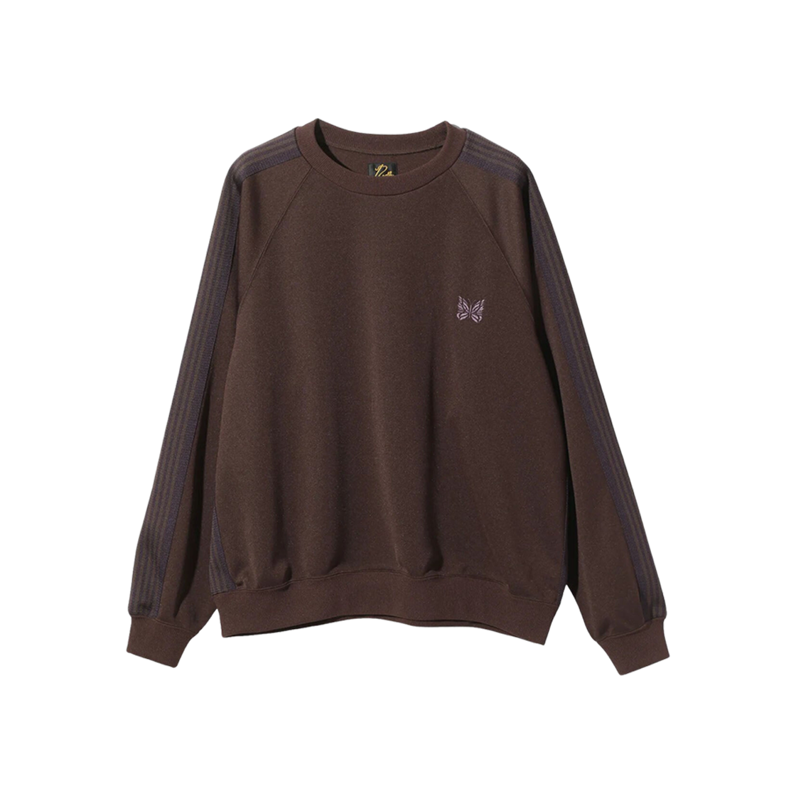 니들스 트랙 크루넥 폴리 스무스 다크 브라운 | Needles | KREAM