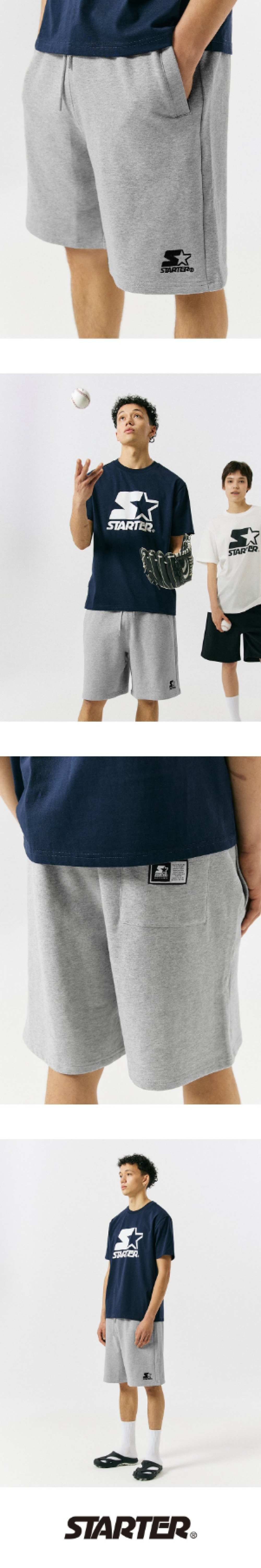 스타터 에센셜 스타로고 스웻 쇼츠 멜란지 | STARTER | KREAM