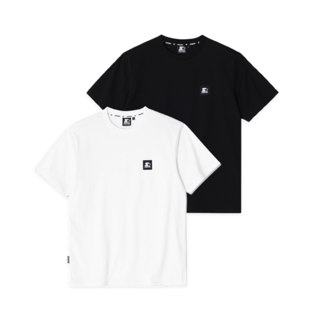 스타터 에센셜 반소매 티셔츠 2팩 화이트 & 블랙 | STARTER | KREAM
