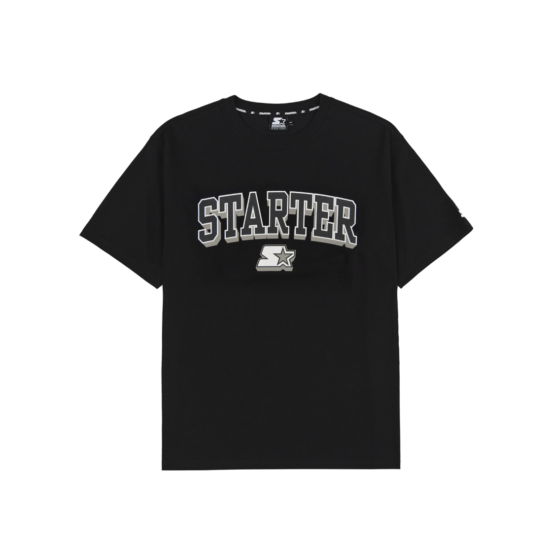 스타터 컬리지 로고 반소매 블랙 | STARTER | KREAM