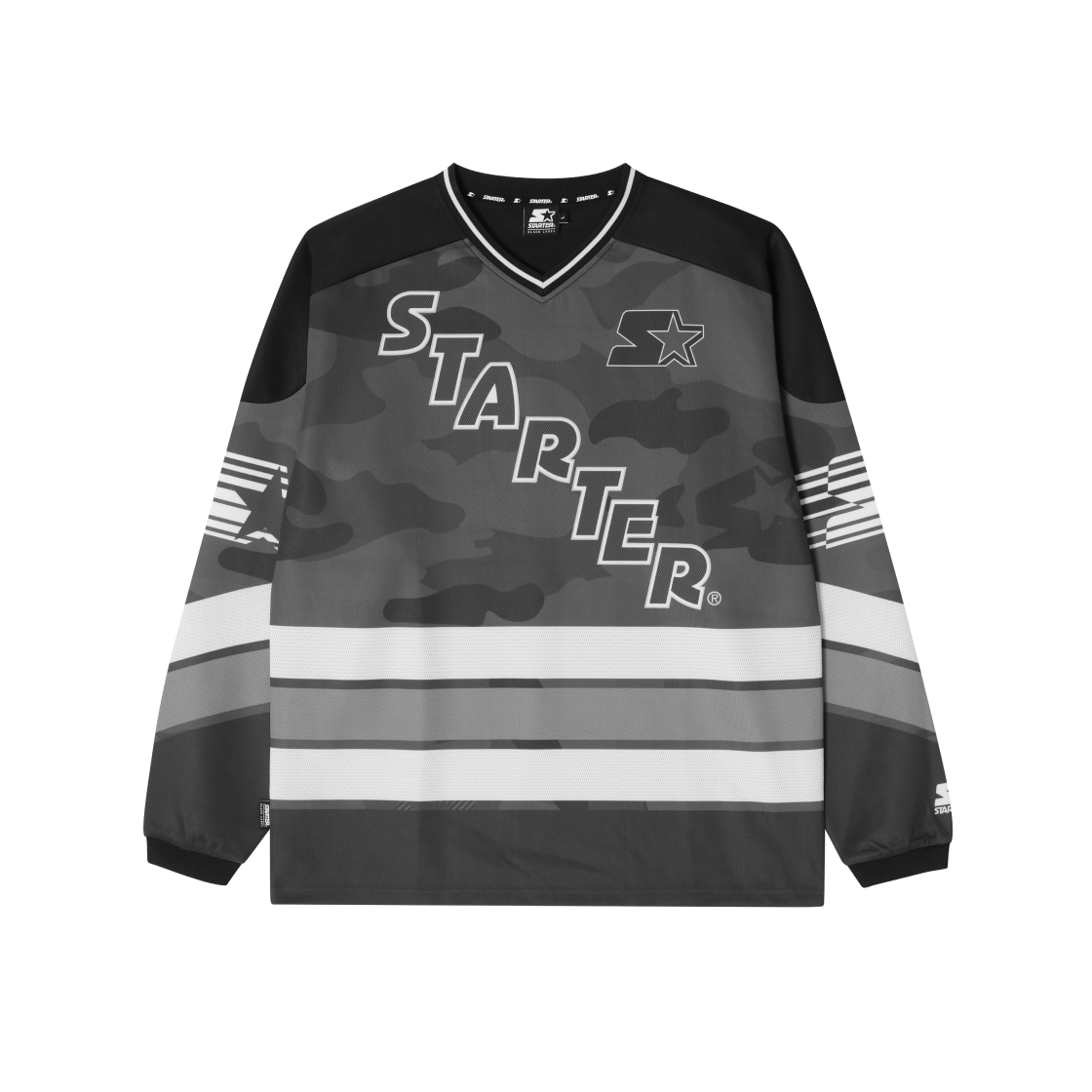 스타터 카모스타 V넥 저지 블랙 | STARTER | KREAM