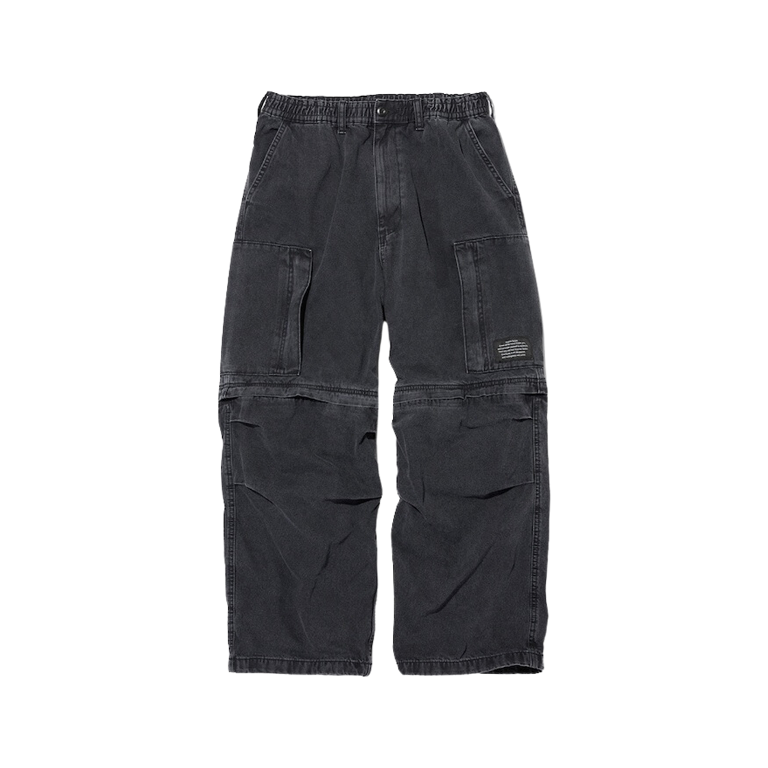 GU x 언더커버 데님 컨버터블 와이드 카고 팬츠 다크 그레이 - JP | GU | KREAM