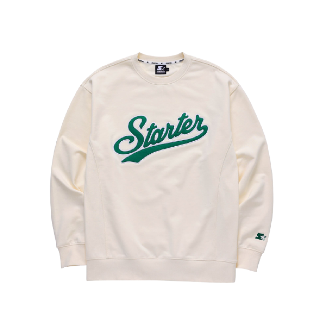 스타터 사이드립 스웨트 셔츠 크림 | STARTER | KREAM