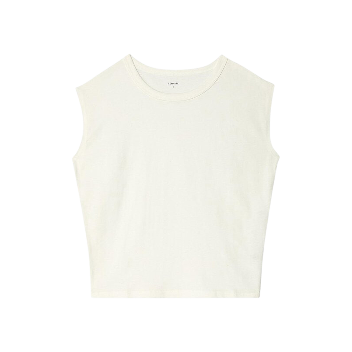 (W) 르메르 캡 슬리브 티셔츠 초크 | Lemaire | KREAM