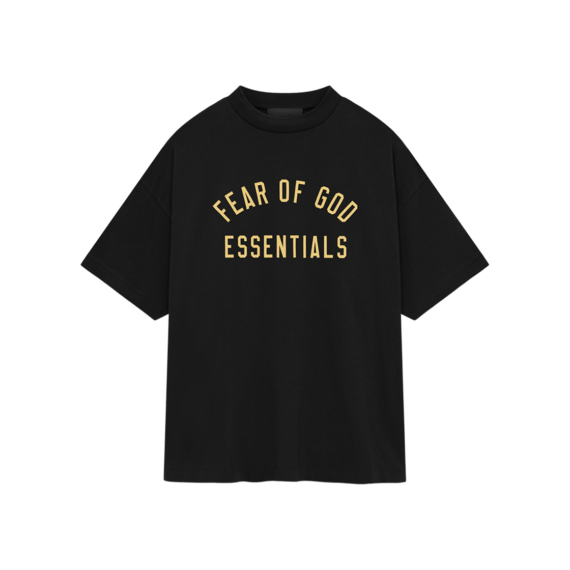 에센셜 저지 크루넥 티셔츠 블랙 - 24FW | Essentials | KREAM