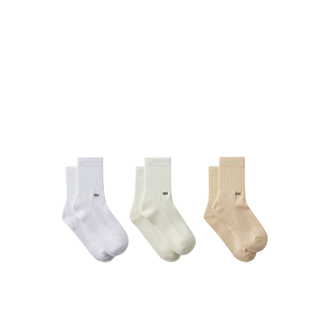 키스 클래식 하프 크루 삭스 멀티 (3개입) | Kith | KREAM
