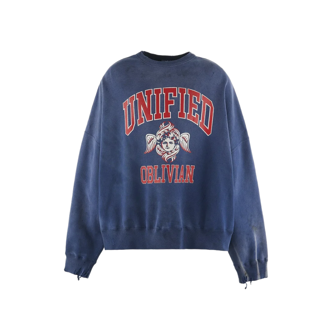 세인트 마이클 유니파이드 스웨트셔츠 네이비 - 24AW | Saint Mxxxxxx | KREAM