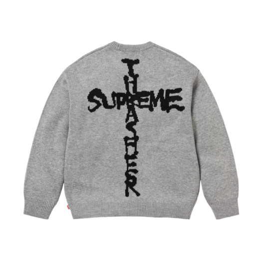 슈프림 플록 로고 스웨터 그린 - 24FW | Supreme | KREAM 슈프림 플록 로고 스웨터 그린 - 24FW | Supreme | KREAM