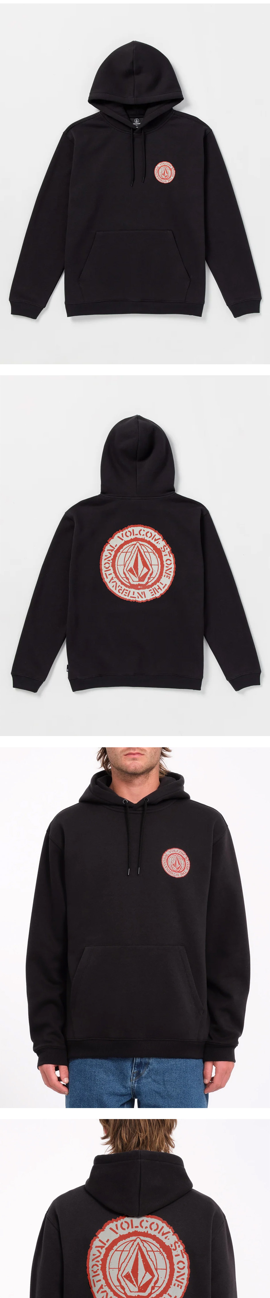 볼컴 볼스톤 후드 블랙 | VOLCOM | KREAM