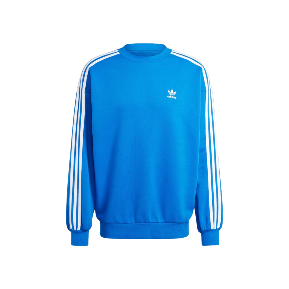 아디다스 아디컬러 오버사이즈 크루 스웨트셔츠 블루- KR 사이즈 | Adidas | KREAM
