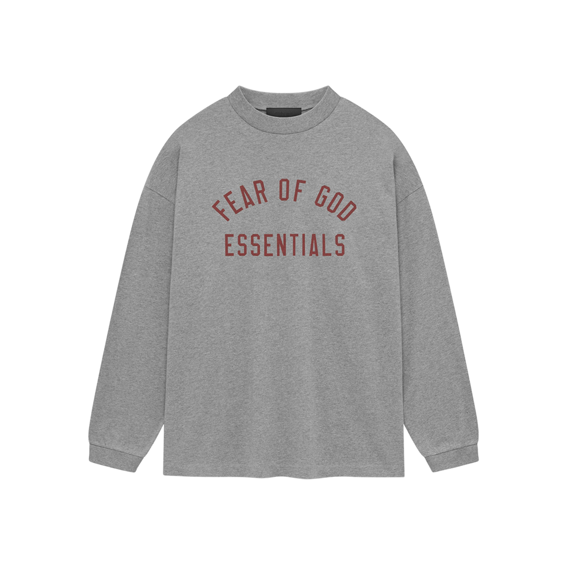 에센셜 저지 롱 슬리브 티셔츠 블랙 - 24FW | Essentials | KREAM